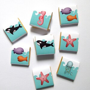 Under the Sea, Mini Personalised Chocolates, Party Favours, Birthday ...