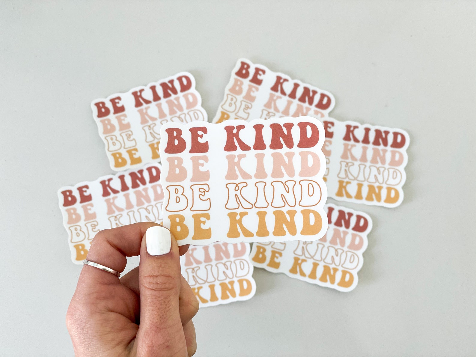 Kindness Stickers Be Kind Sticker Pink Stickers Die Cut | Etsy