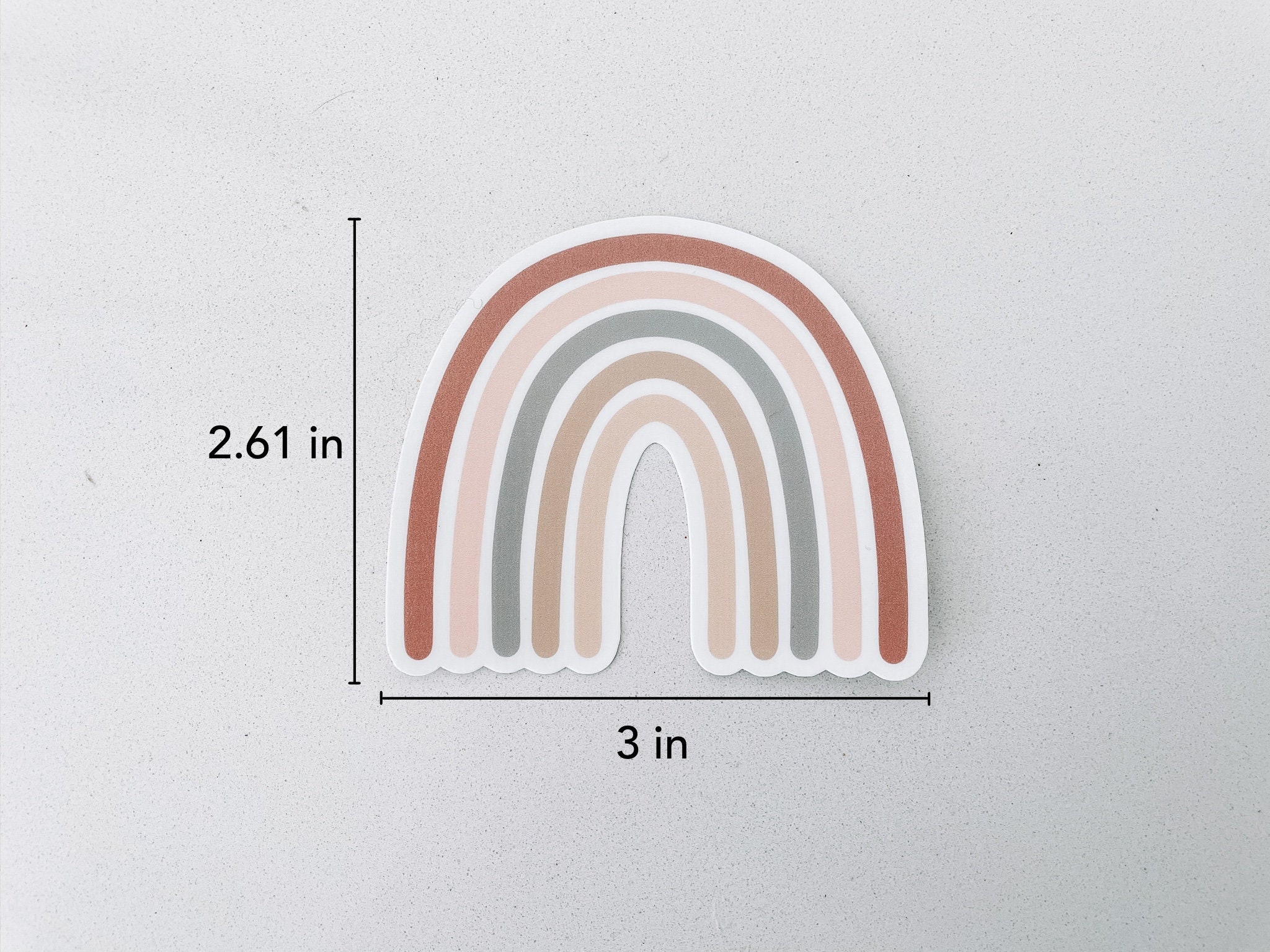 Simple Rainbow Sticker Sticker Shop Rainbow Sticker | Etsy