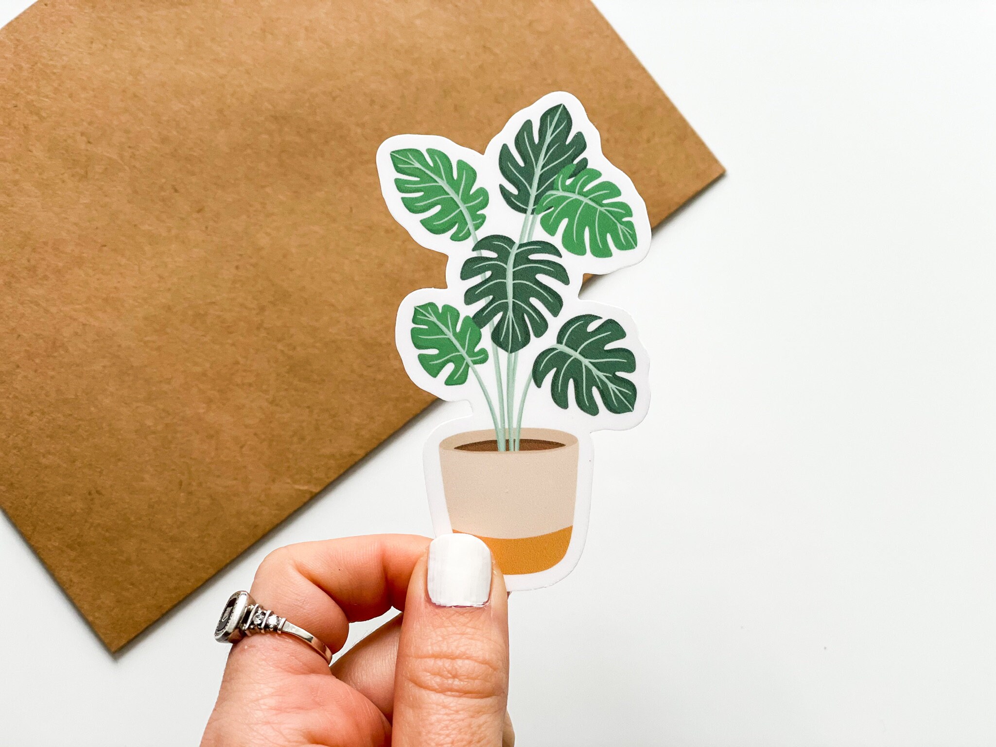 Plant Stickers Die-cut Sticker Plants Plant Mom | Etsy