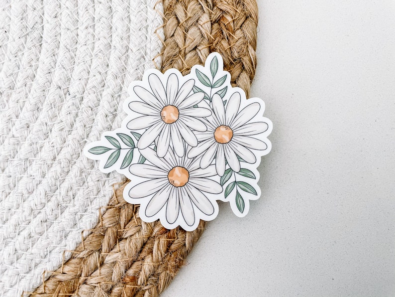 Daisy Sticker | Sticker Bundle | Sticker Shop | Sticker Pack | Flower ...