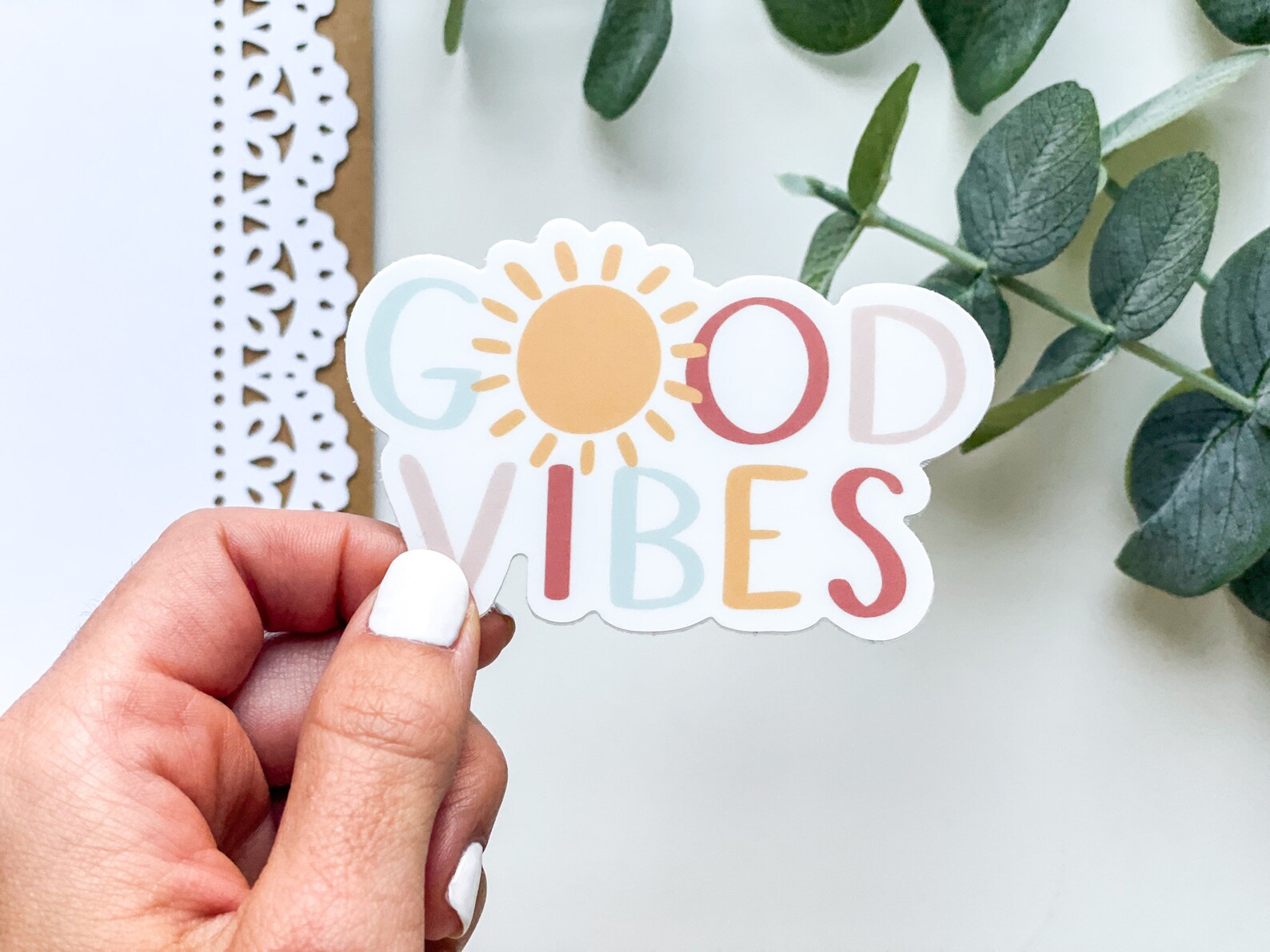 Good Vibes Sun Sticker Hydro Flask Sticker Gift for Her - Etsy