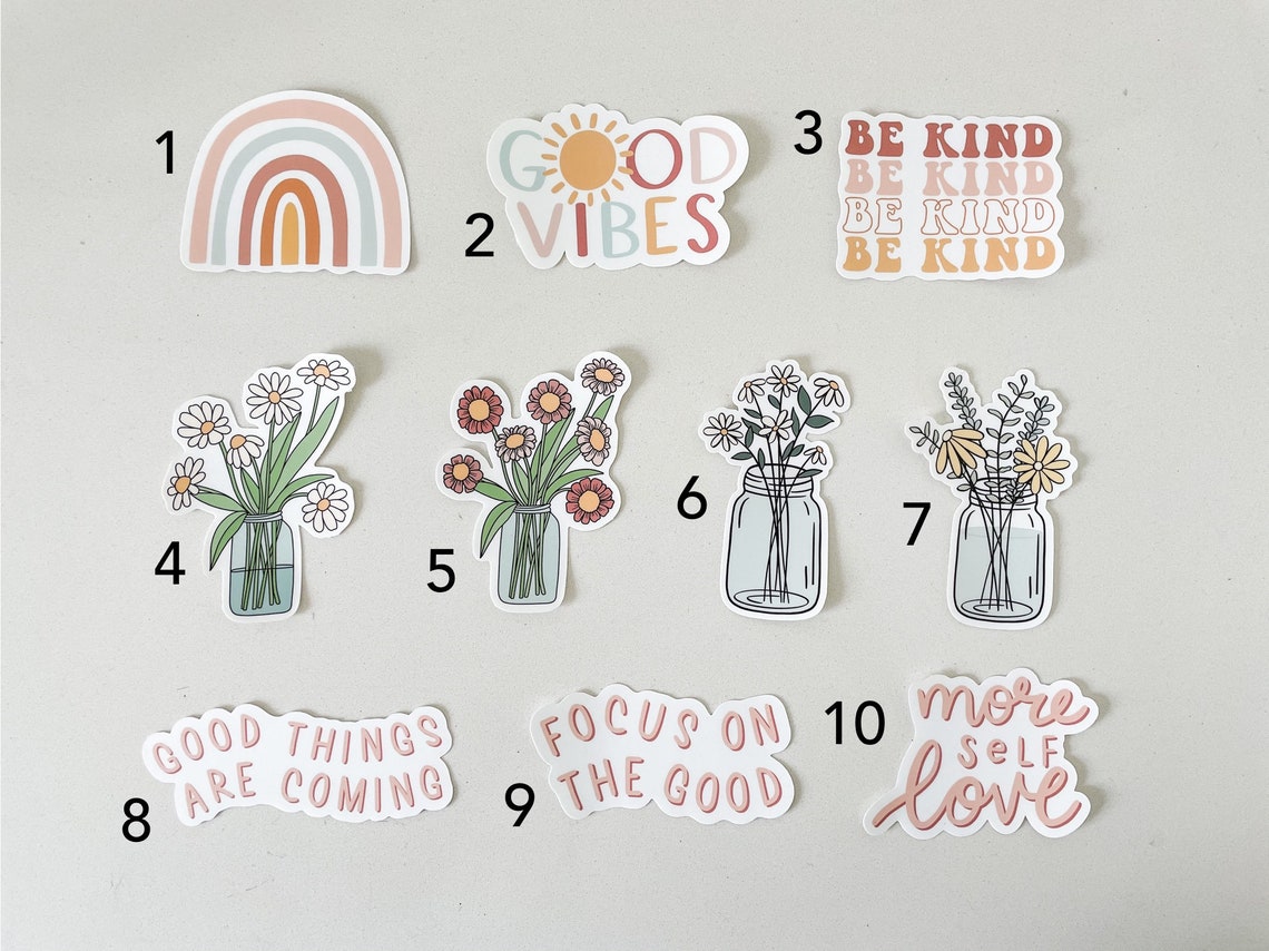 PICK YOUR OWN Stickers Sticker Pack Aesthetic Custom | Etsy