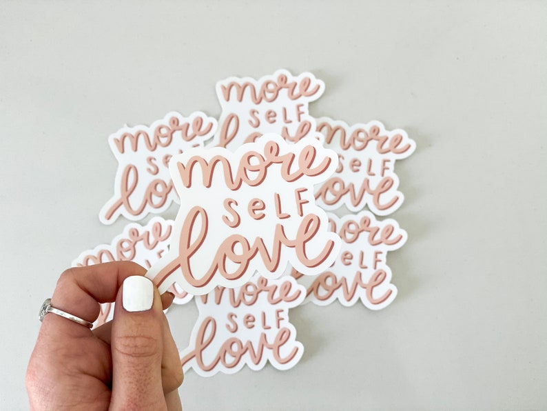 Self Love Stickers Quote Stickers More Self Love Sticker | Etsy