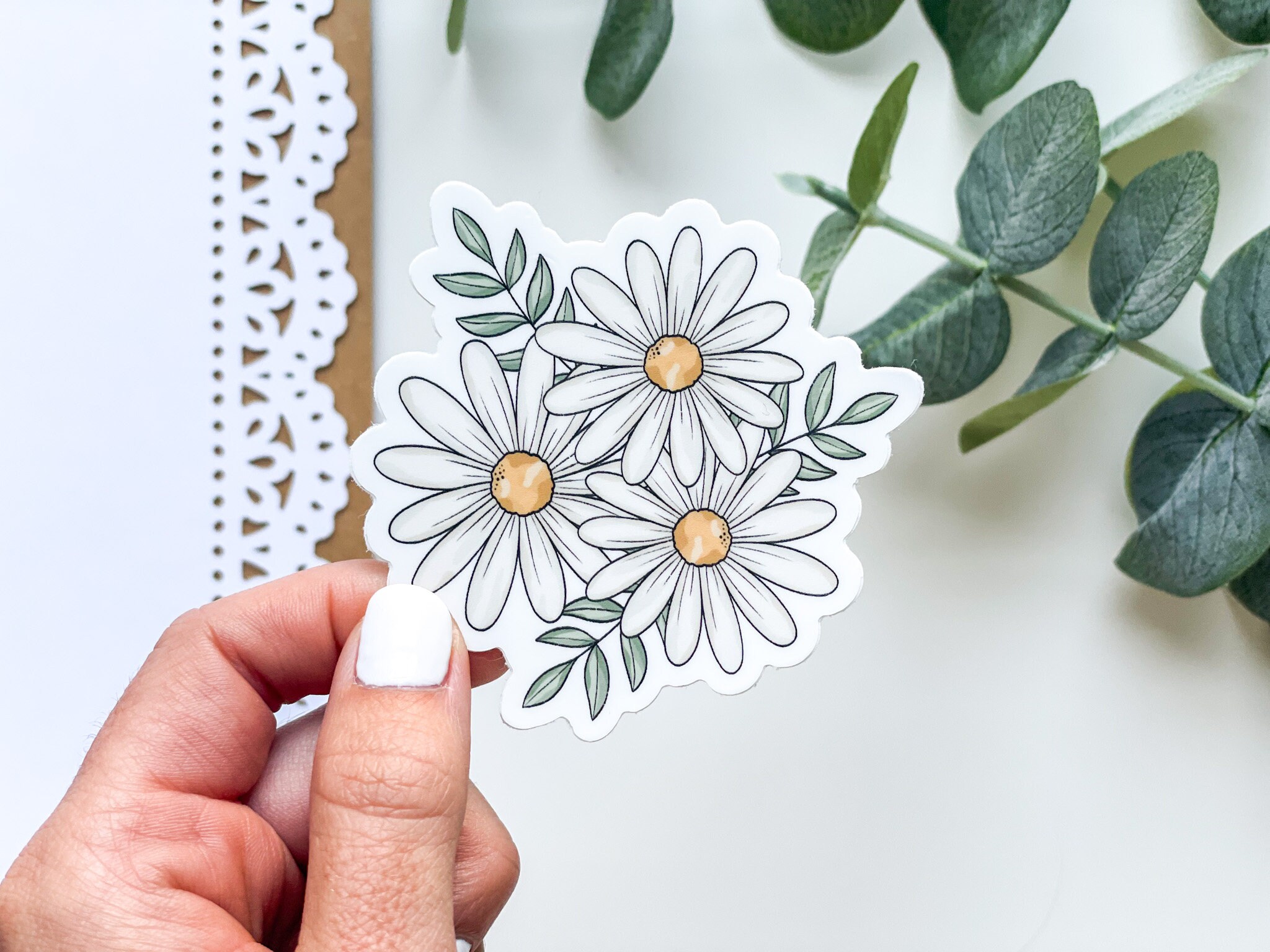 Daisy Sticker Sticker Bundle Sticker Shop Sticker Pack - Etsy