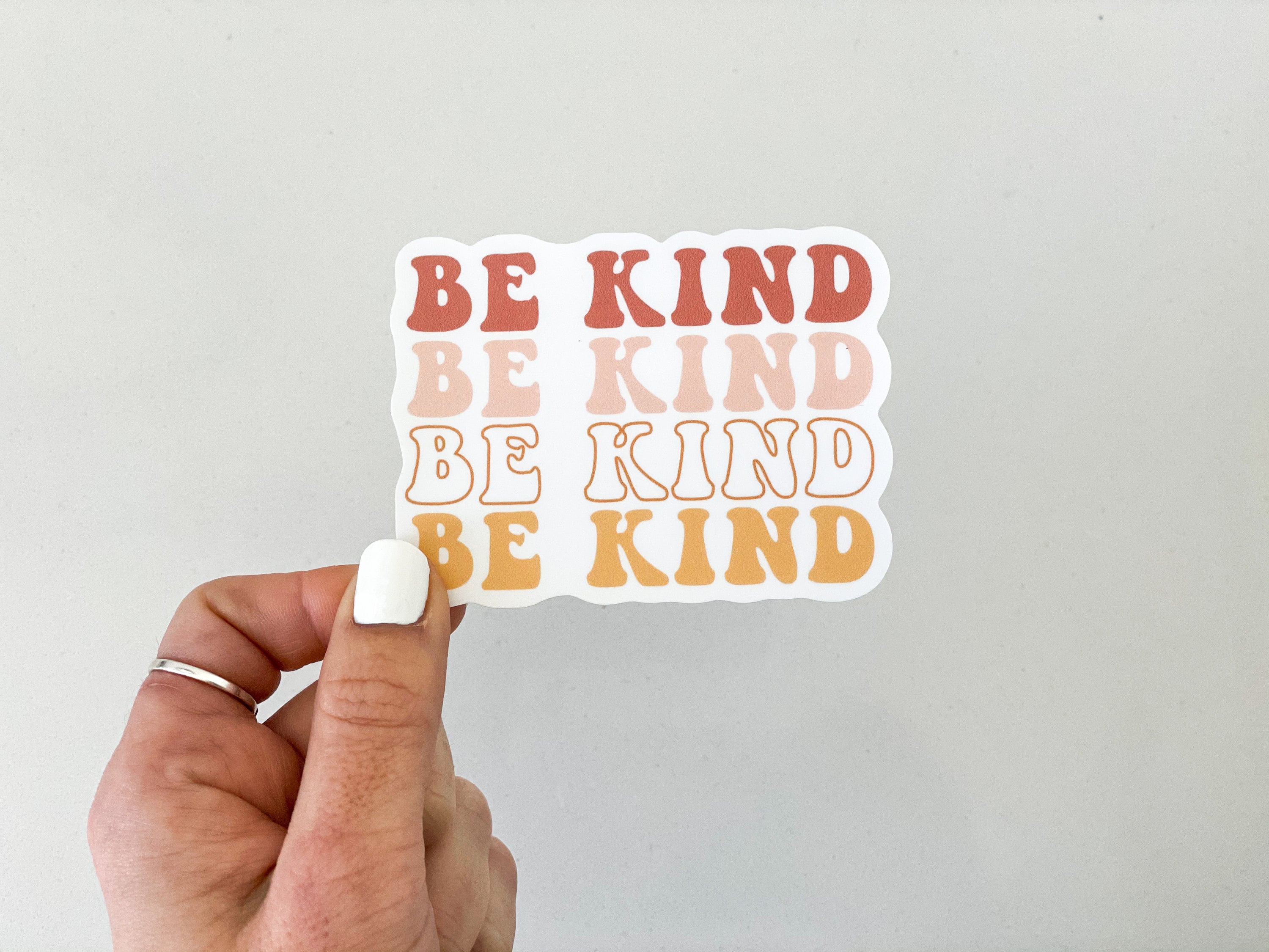 Kindness Stickers Be Kind Sticker Pink Stickers Die Cut | Etsy