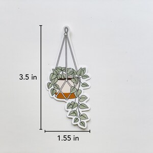 Plant Stickers Hanging Plant Sticker Plants Plant Mom | Etsy