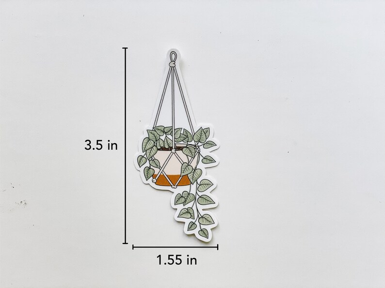 Plant Stickers Hanging Plant Sticker Plants Plant Mom | Etsy