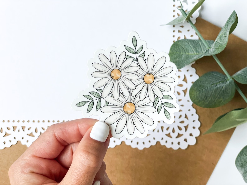 Daisy Sticker | Sticker Bundle | Sticker Shop | Sticker Pack | Flower ...