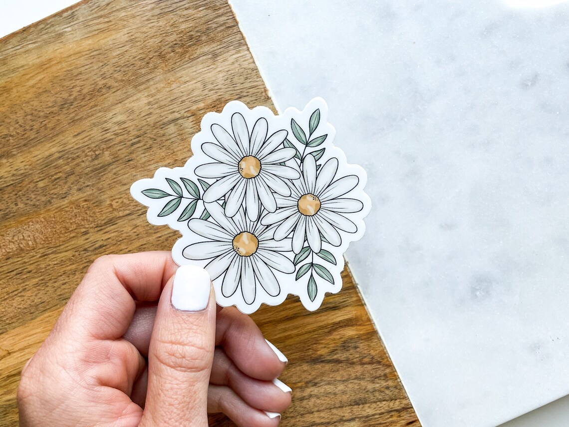 Daisy Sticker | Sticker Bundle | Sticker Shop | Sticker Pack | Flower ...