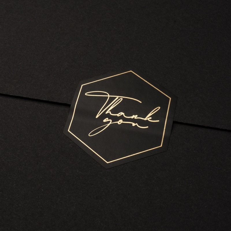 Thank You Sticker - Etsy