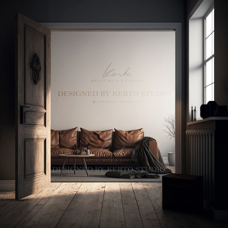 Interior Mockup, Living Room Mock-up, Modern Cosy Room Mock-up, Empty ...