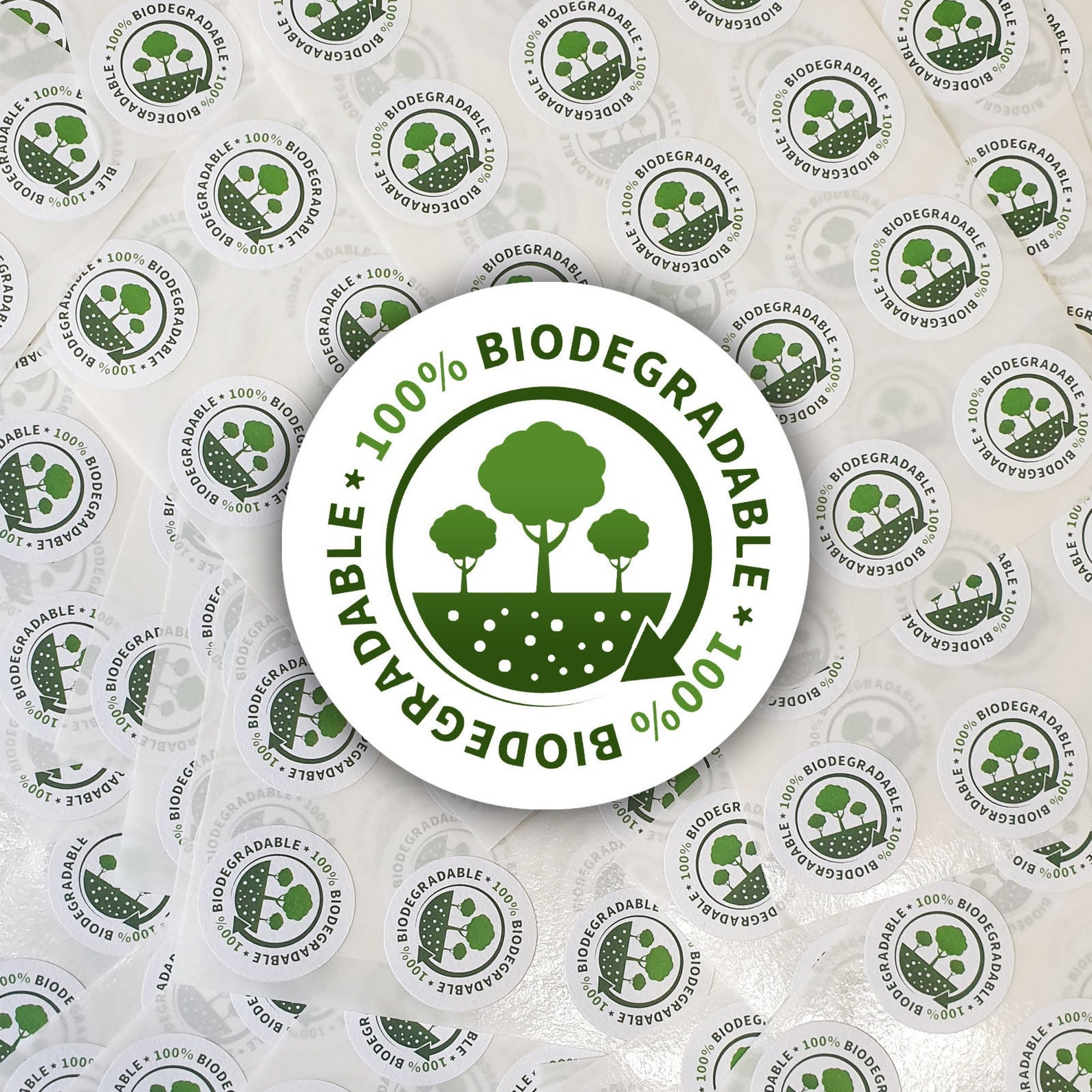 32 Mm Biodegradable Sticker Recycling Keep Britain Tidy Circular ...