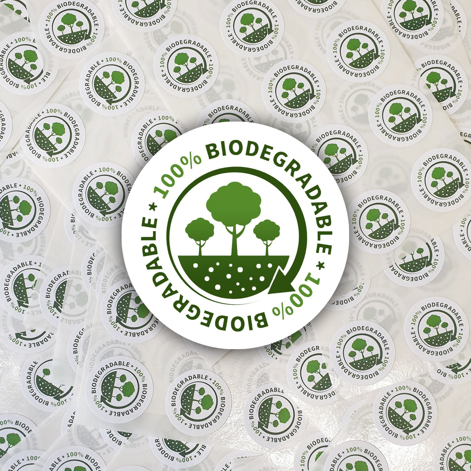 32 Mm Biodegradable Sticker Recycling Keep Britain Tidy Circular ...