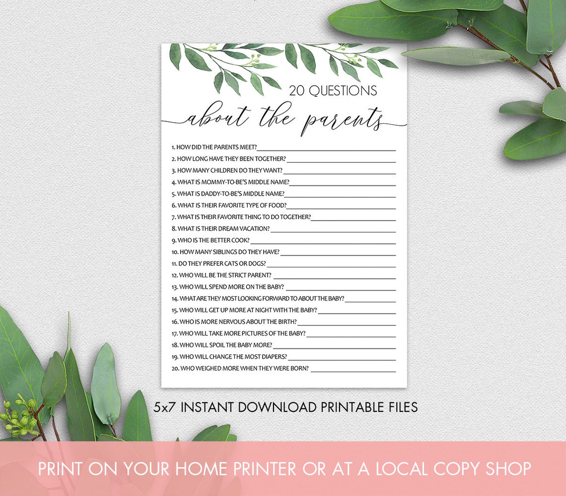 20 Questions About The Parents Baby Shower Game Printable 5x7 Etsy 20-questions-about-the-parents-baby-shower-game-printable-5x7-etsy