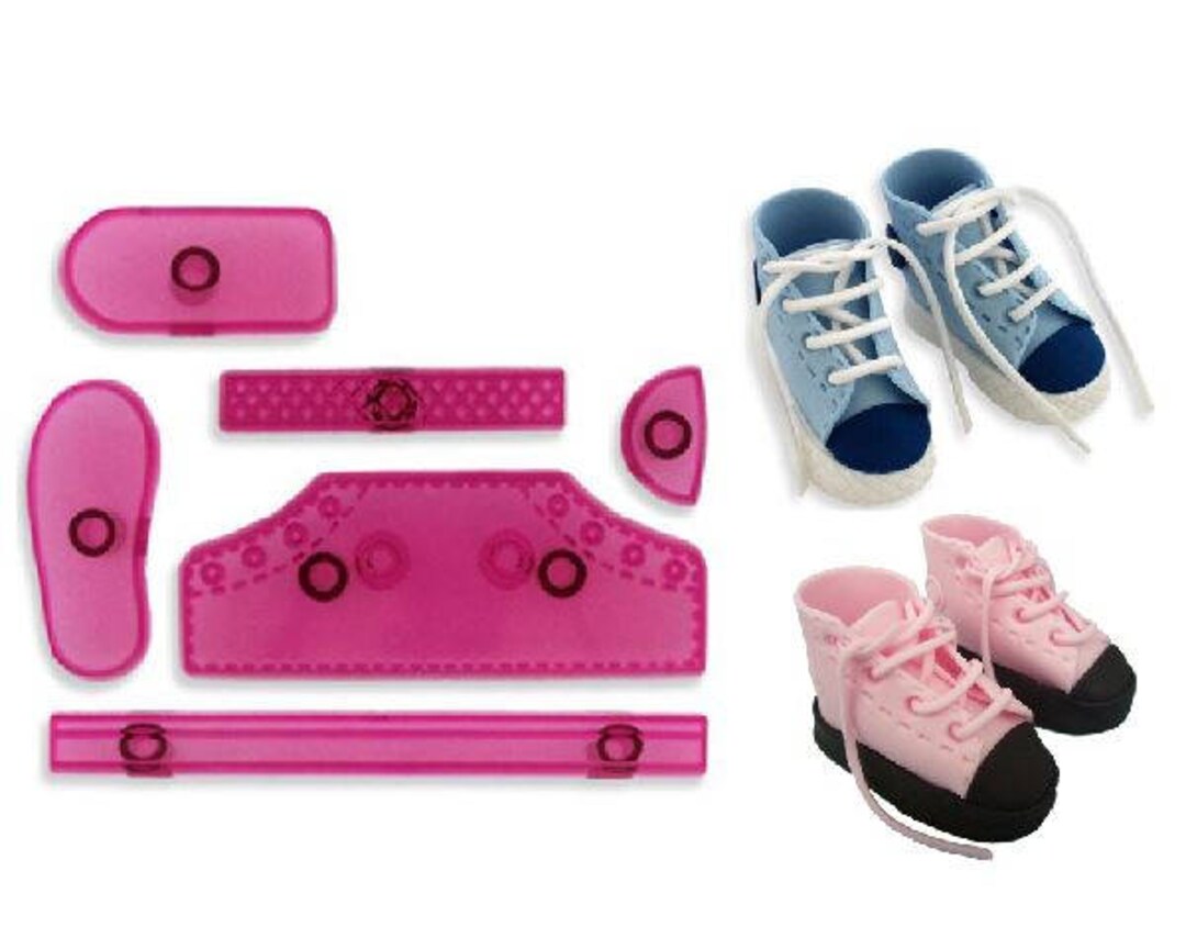 Baby High-top Sneaker Shoe Cutter Set (6 Cutters) -- Create Adorable ...