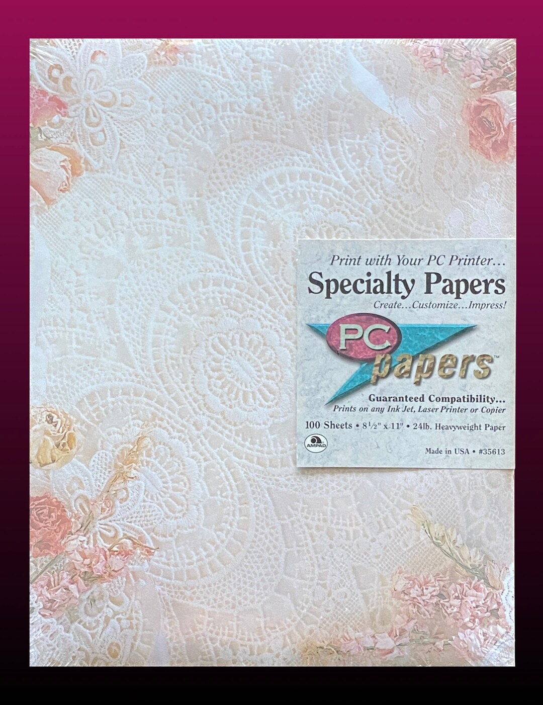 Colorful Stationery, Letterhead, 8.5x11 Inch, Variety of Graphics, New ...