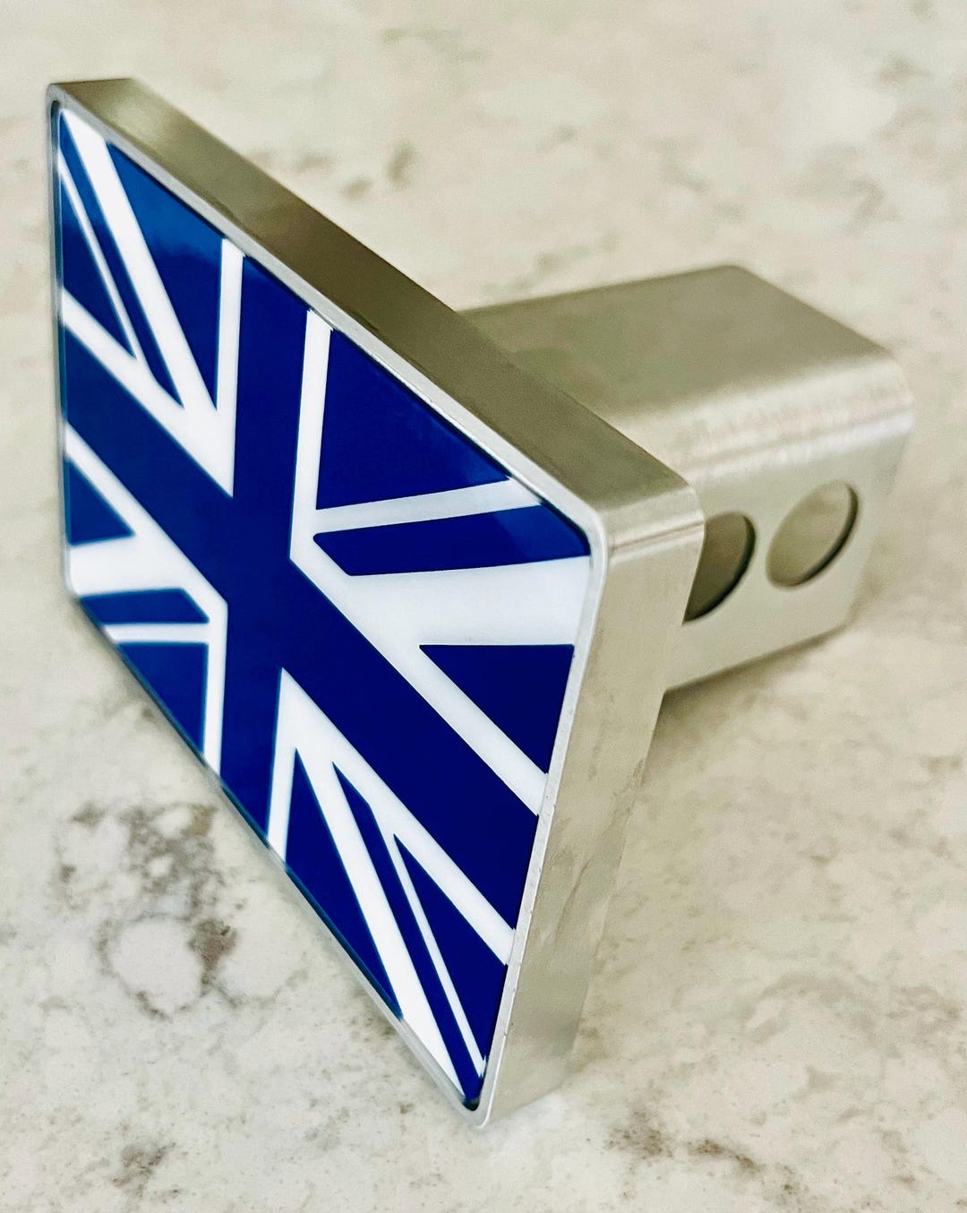 Blue Union Jack Custom Made Hitch Cover - for Football Fans - Etsy