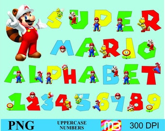 Super mario letters | Etsy