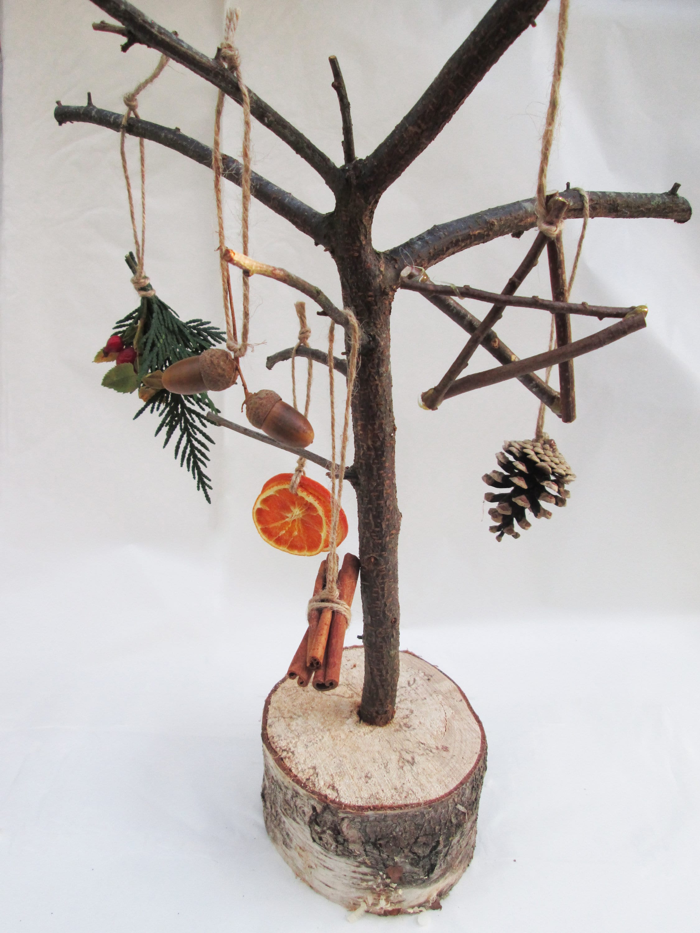 6 Natural Sustainable Eco Friendly Organic Biodegradable Xmas Christmas ...