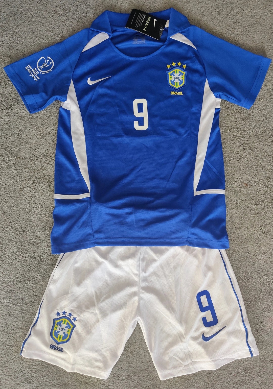 Rare Classic Retro BRAZIL 2002 Away World Cup South Korea Japan Shirt ...