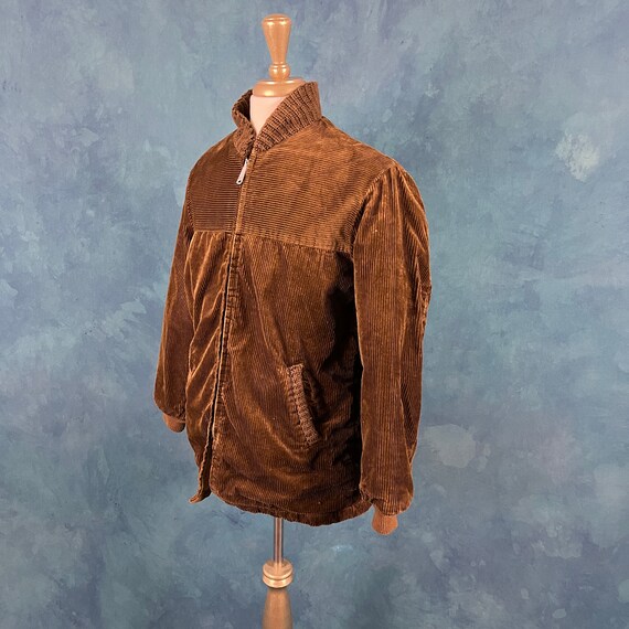 Vintage 70's Cal Craft Corduroy Bomber Jacket - Gem