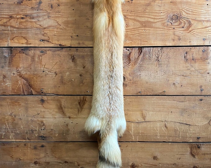 Red Fox With Feet HUGE 60 XXL Tanned Fur Pelt Hide - Etsy