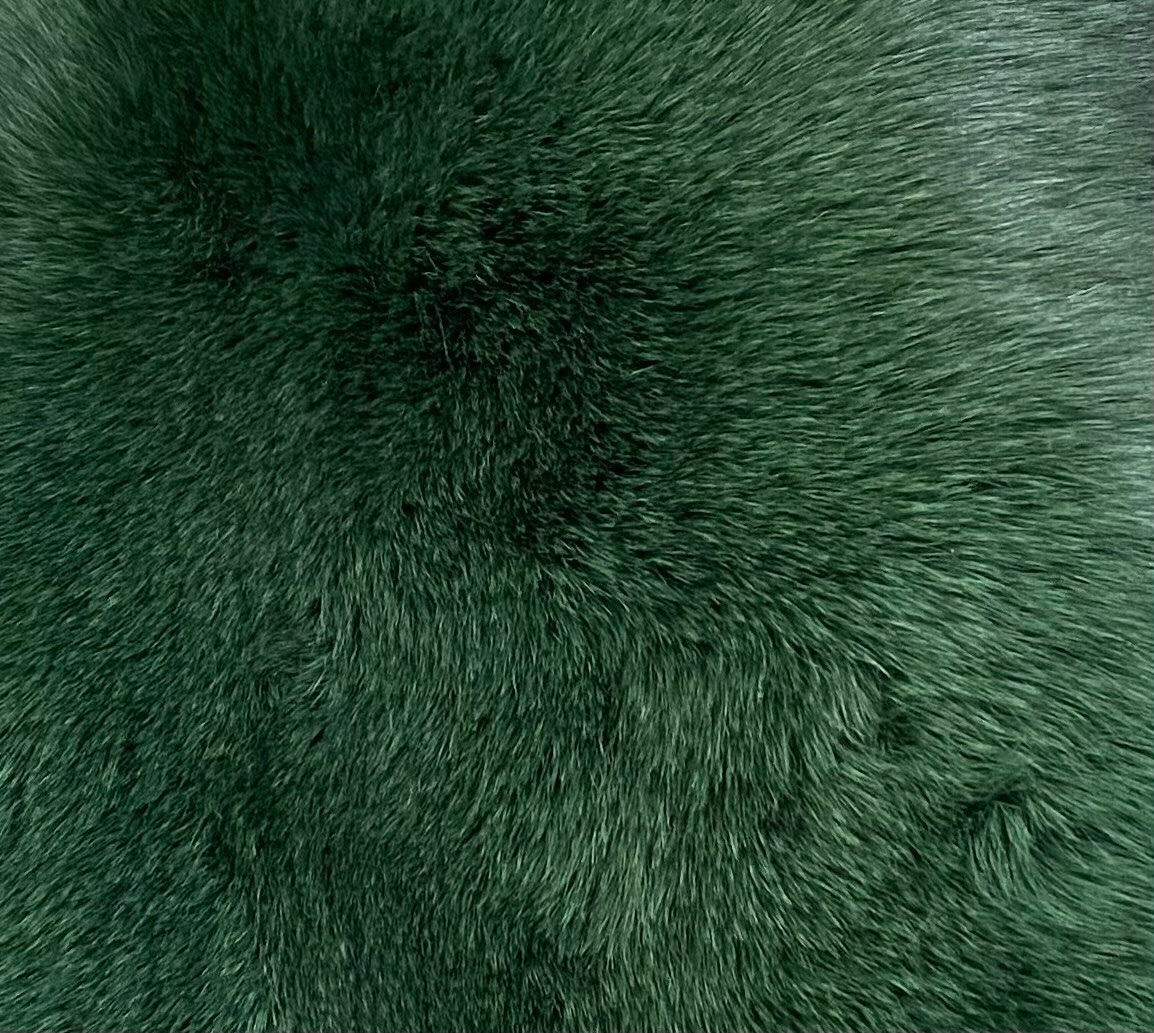 Tanned Fur Colored Fox Hides Pelts Furs XL 1 Green - Etsy