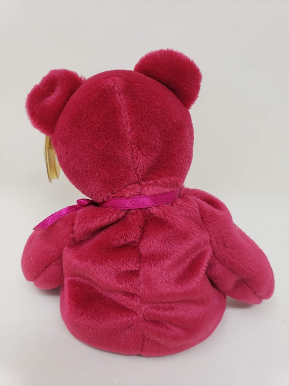 TY Beanie Baby Valentina 1998 5th Gen Hang Tag With Errors 9 inch Bear Collectible TY Plush Toy Stuffed Toy Valentines Gift Etsy UK