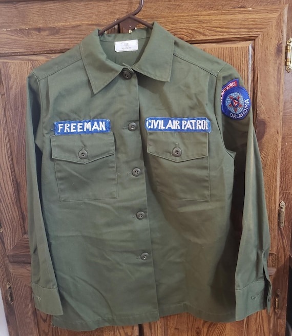 Vintage CAP Field Uniform With Patches Oklahoma Civil Air | Etsy