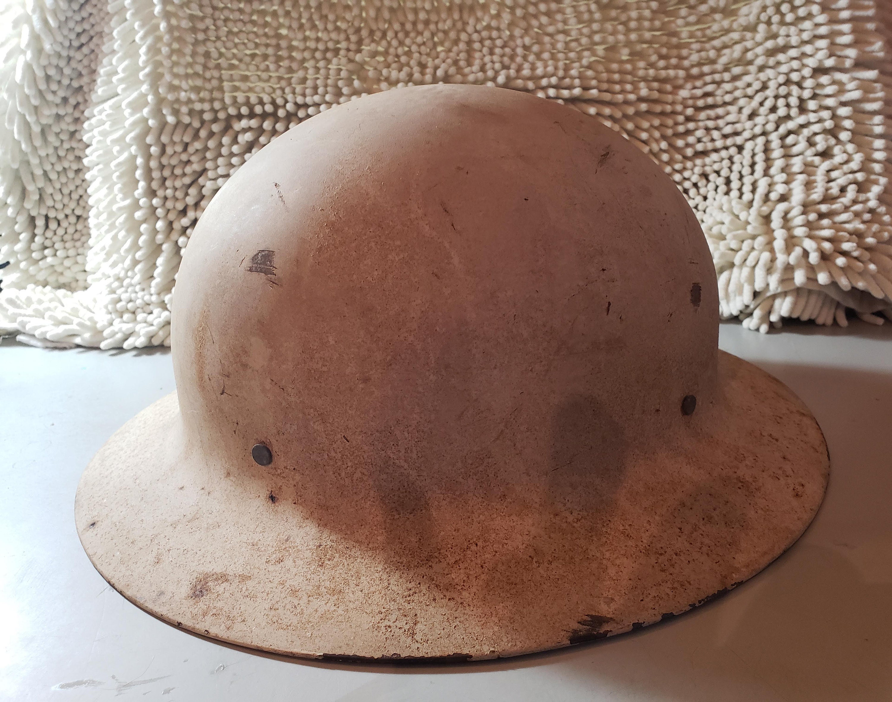 Vintage Civil Defense Air Raid Steel Helmet 1940s, Marked US Govt ...