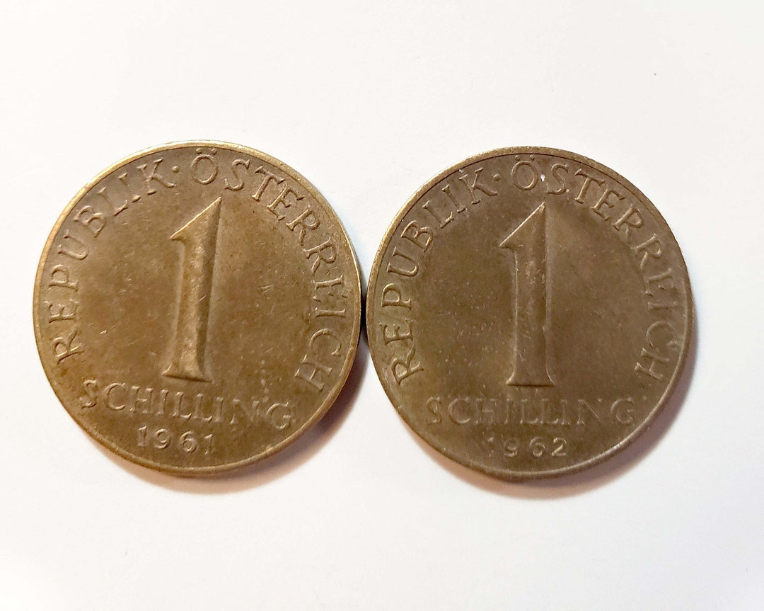 Vintage 1 Ein Schilling Austria Coin Republik Osterreich 1961 - Etsy