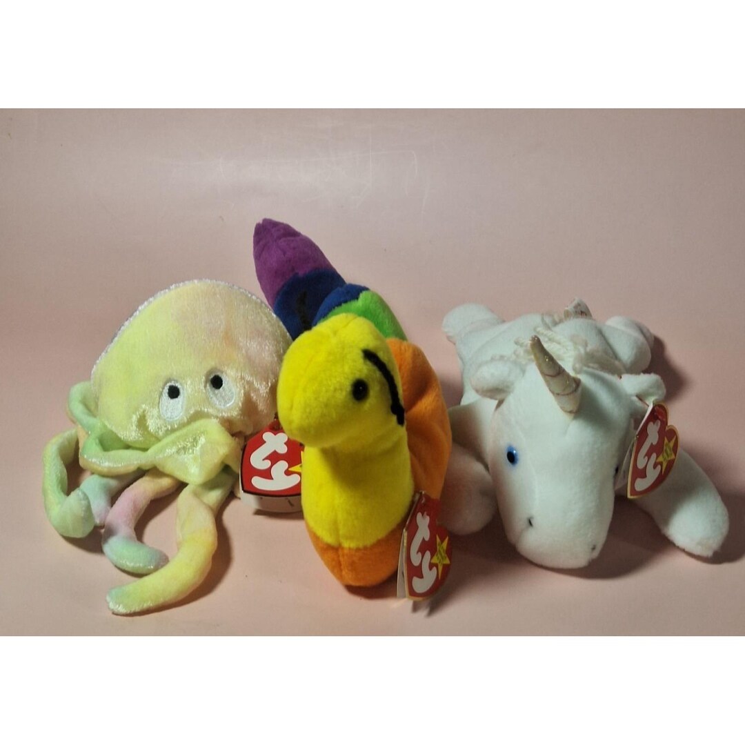Ty Beanie Babies Collectible Plush Trio - Inch Mystic & Goochy - Etsy