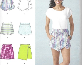 Simplicity Sewing Pattern 1370 Misses' Shorts, Skort and Skirt - Etsy