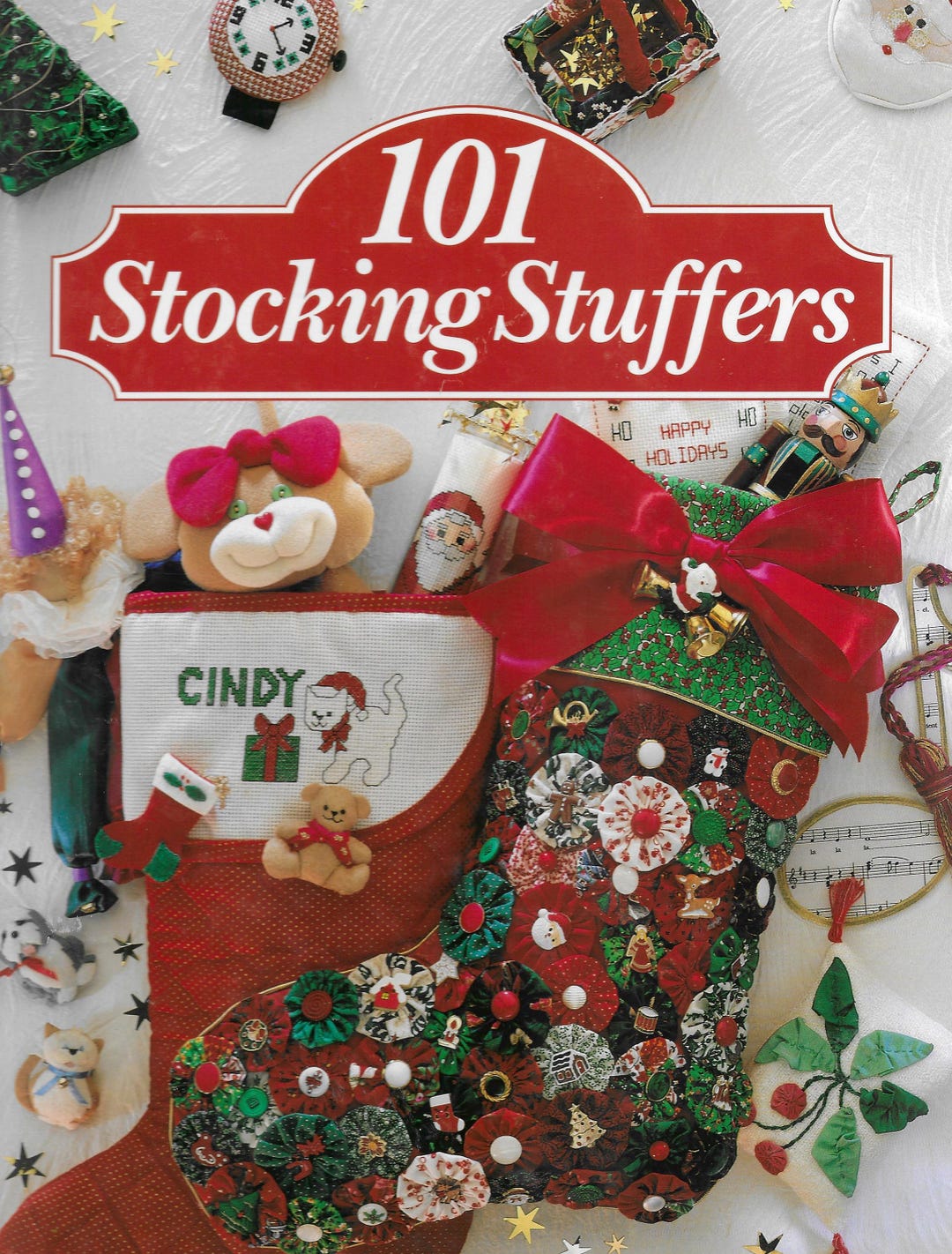 101 Christmas Stocking Stuffers Patterns Hardcovered Book 1994 - Etsy