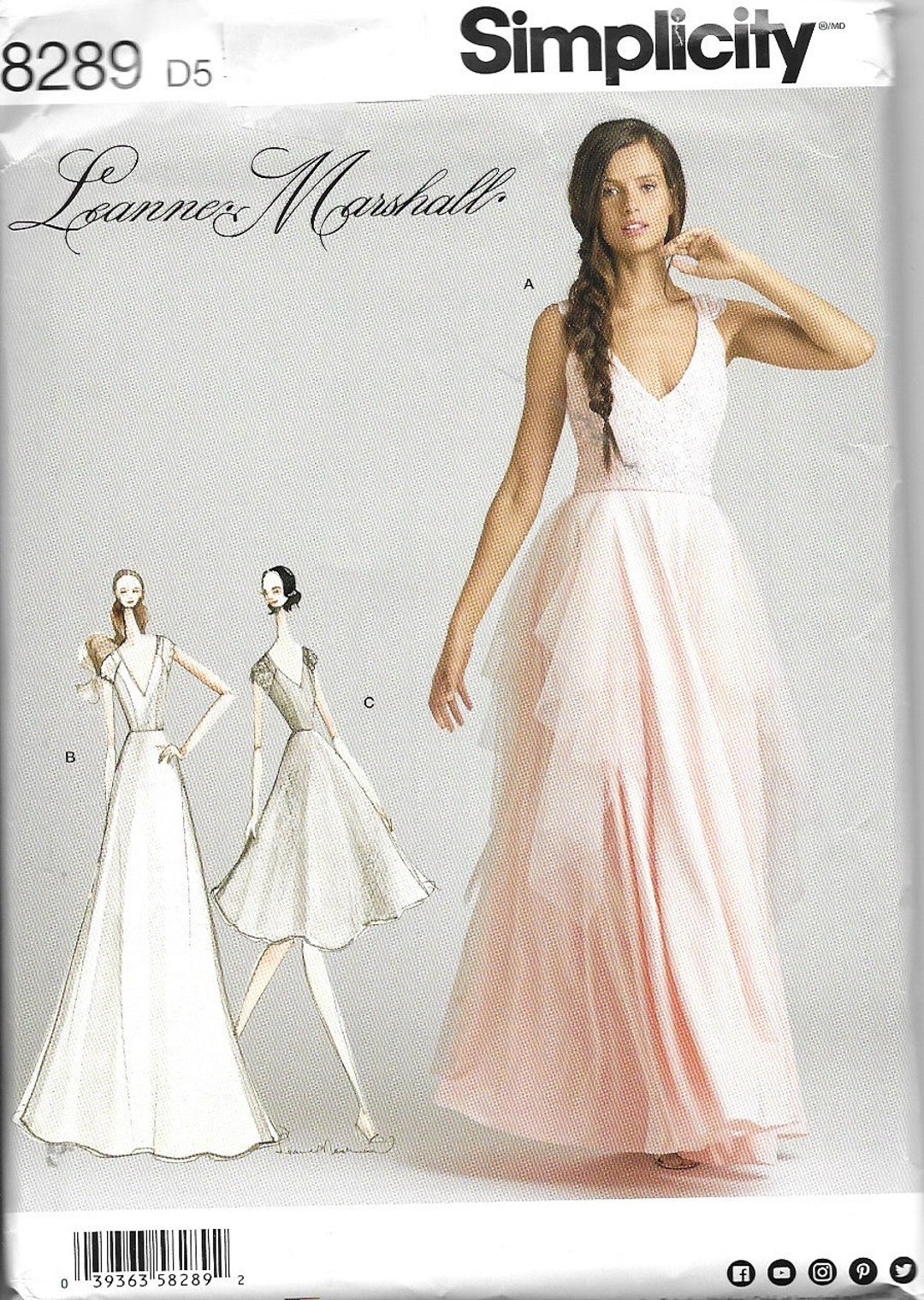 828912 Misses Special Occasion Dresses, Sizes 12 Thru 20, New Uncut ...