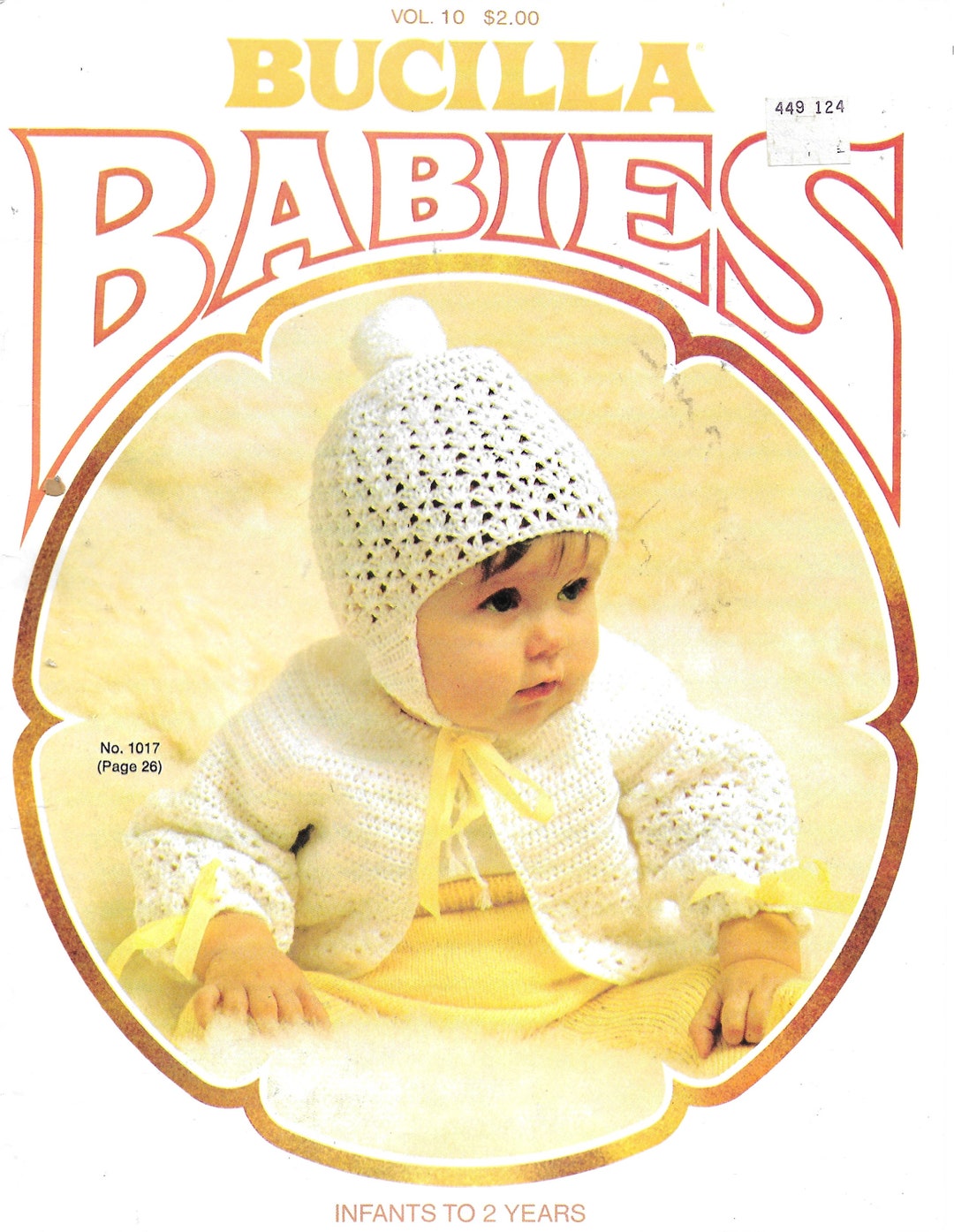 Babies 10 Knit & Crochet Bucilla Pattern Book 18, Infant-2 Years OOP 1977 - Etsy