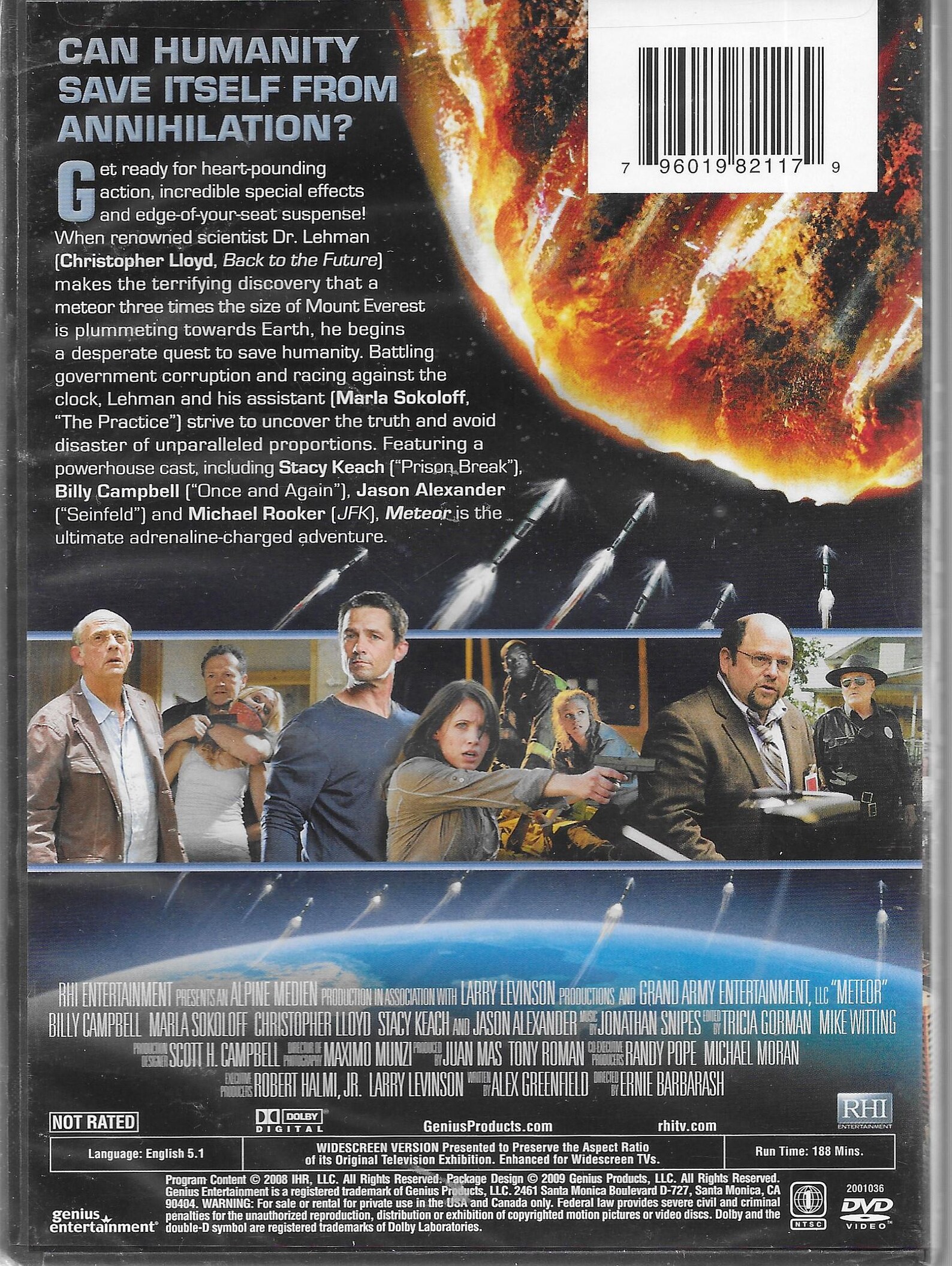 DVD Meteor Sealed DVD Save the Planet 188 Minutes Dolby NR Widescreen ...