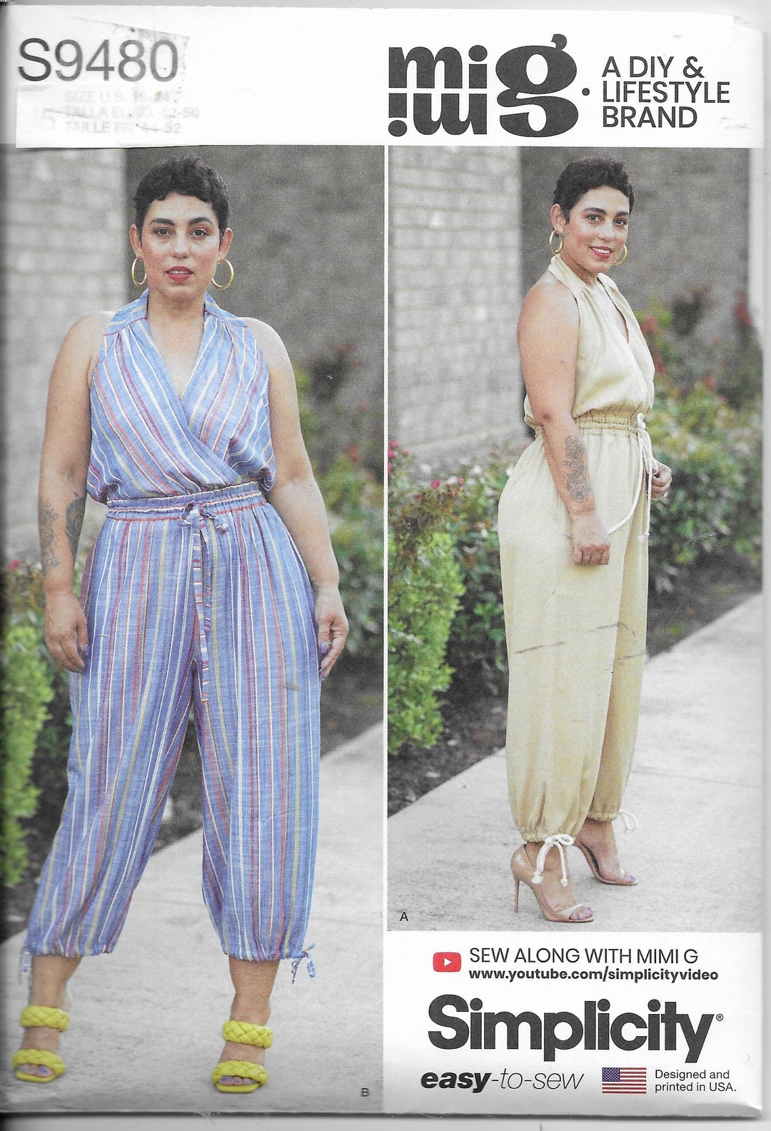 94806 Misses Mimi G Style Jumpsuit Sizes 6-14 New Uncut Simplicity ...