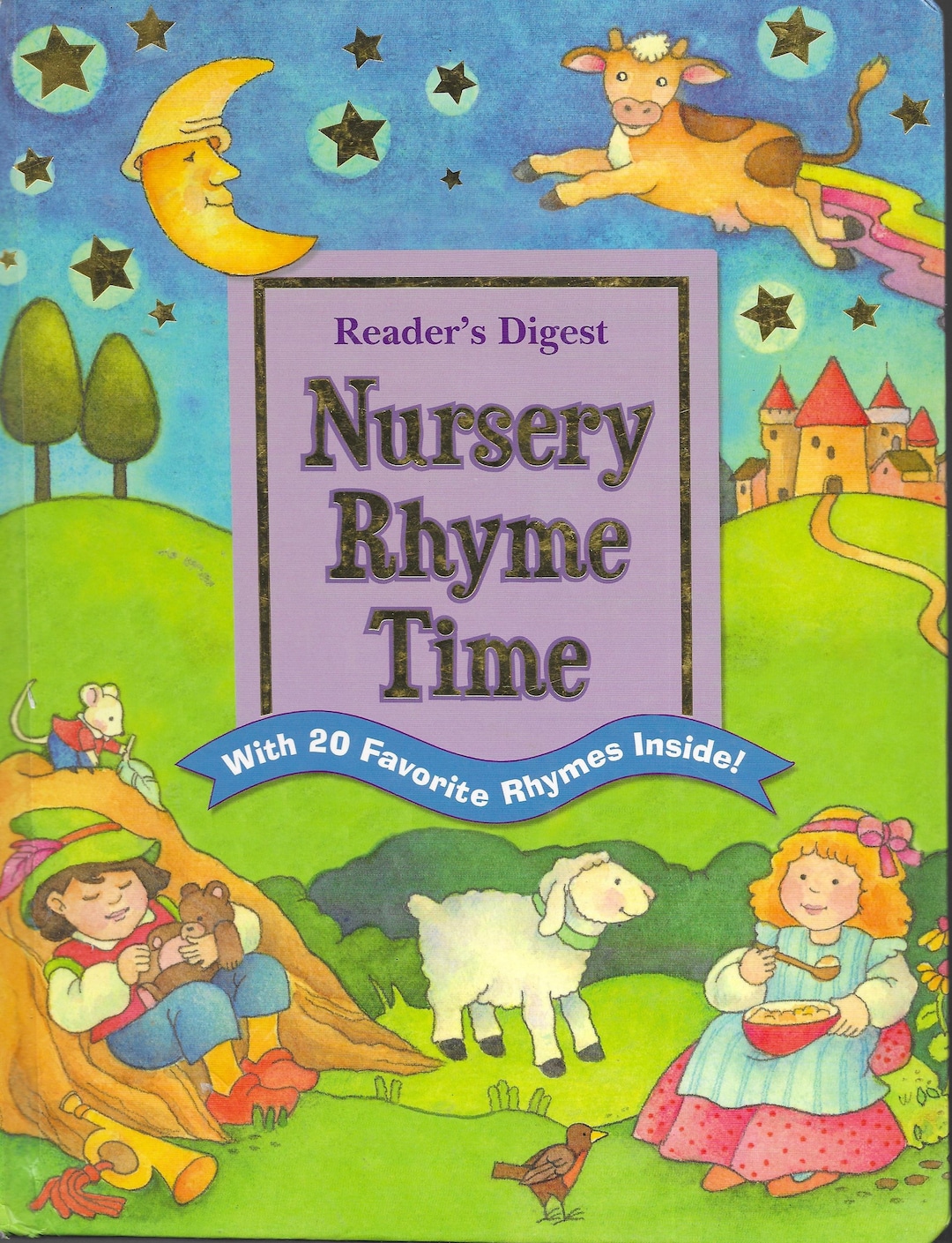 Nursery Rhyme Time 20 Kids Favorites Hardcovered Book and Pages 2002 - Etsy