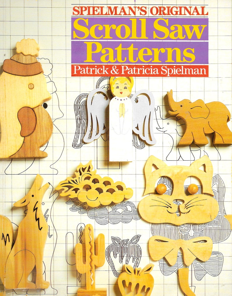 Spielman's Original Scroll Saw Patterns 262 Patterns OOP 1990 - Etsy