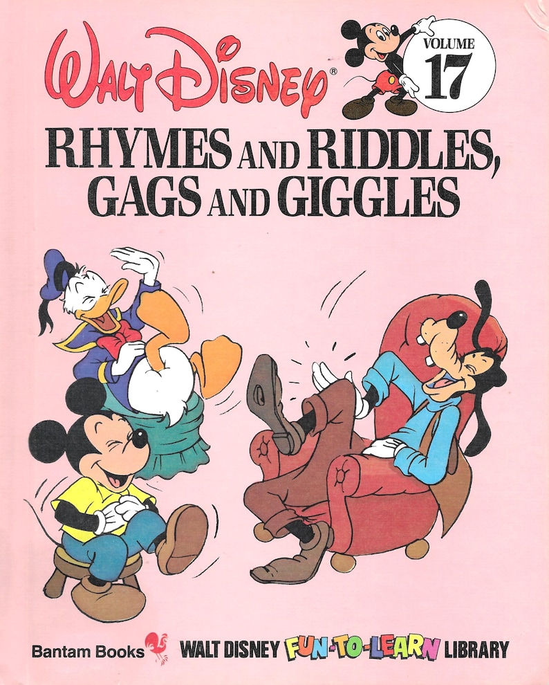 Walt Disney Riddles/gags/giggle (1984) Vol 17 Fun to Learn Library ...