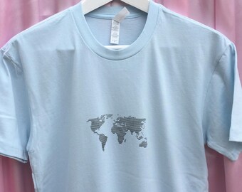 Map shirt | Etsy