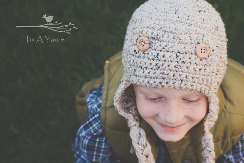 Tan Aviator Hat Baby Pilot Cap First Birthday Airplane Hat | Etsy