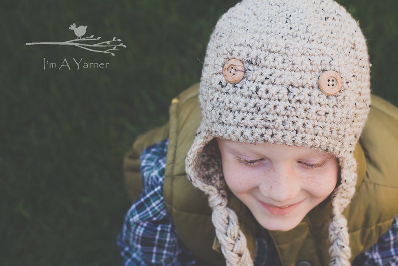 Brown Aviator Hat Airplane Birthday Hat Baby Pilot Cap - Etsy