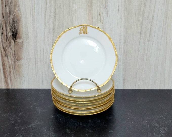 Rosenthal Versailles Bavaria Monogrammed Bone China Small Bread Plates ...
