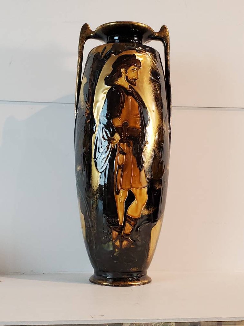 Phoenix Ware Porcelain Vase Thomas Forester and Sons Antique | Etsy