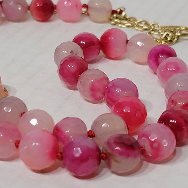 Fuschia Necklace - Etsy