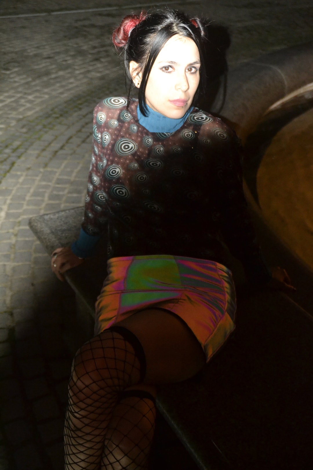 Techno *goa* Cyber *cyberpunk* Gothic* Goth* Skirt, Miniskirt, Skirt ...
