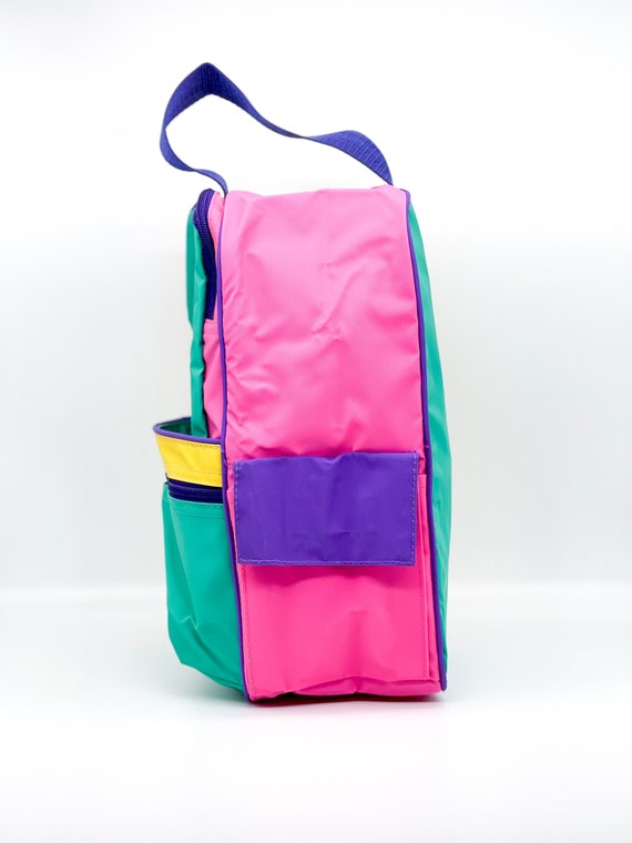 90's Colorblock Travel Bag/Travel Accessory Bag/90's … - Gem
